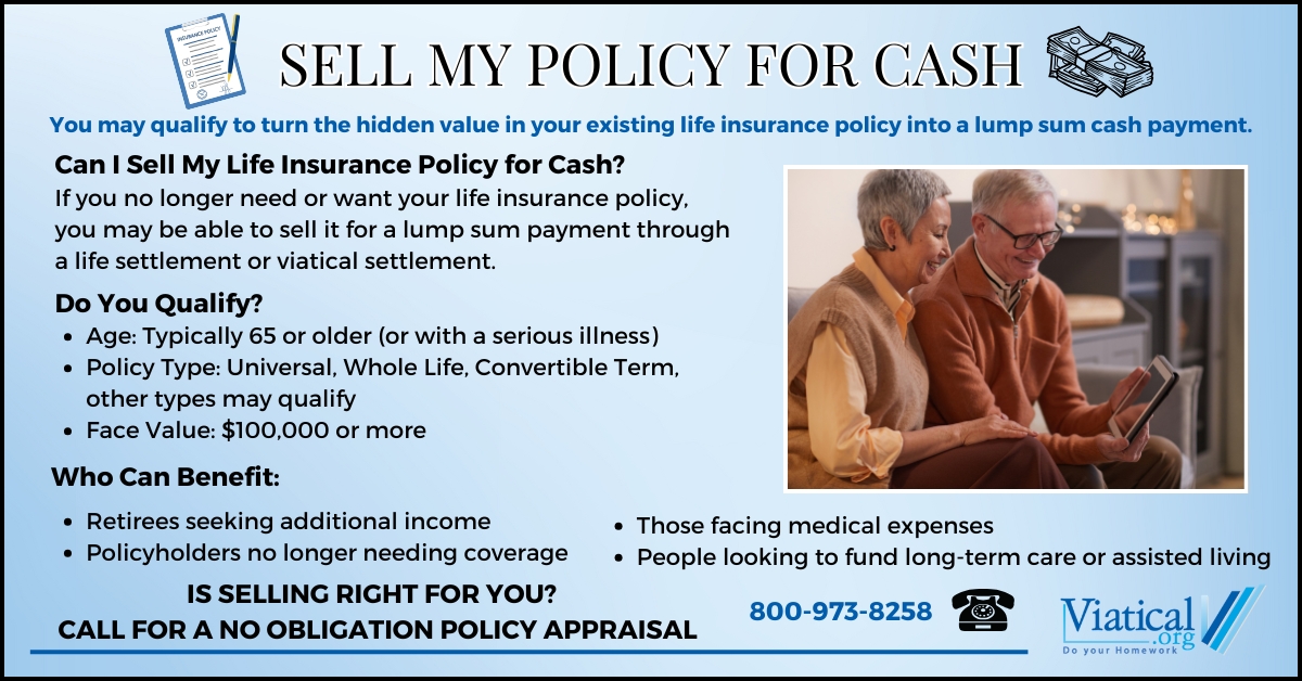 Sell My Policy for Cash - Viatical
